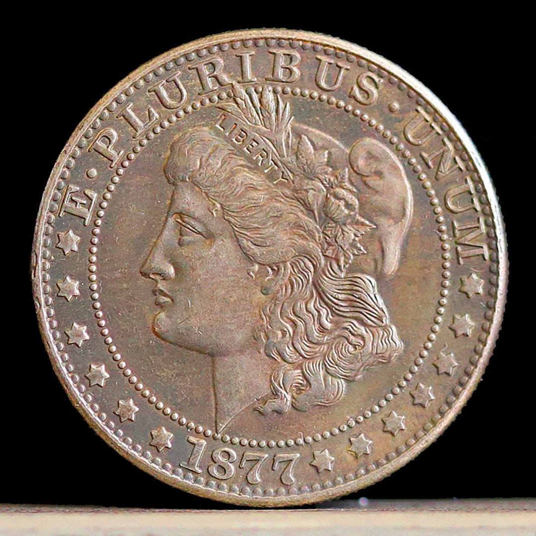 Pattern 1877 Morgan Half Dollar Judd-1512 Silver Plated Coin ...