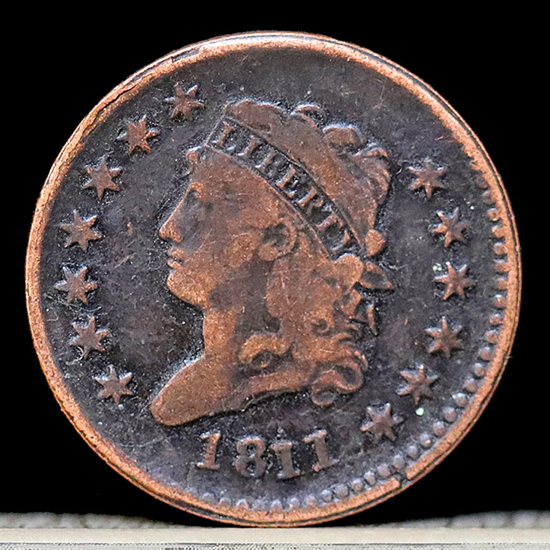1811 Classic Head Large Cent Copper Coin - Circulated - Etsy