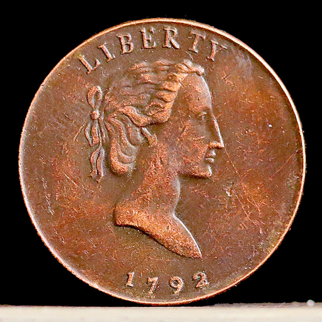 Pattern 1792 Quarter Dollar Copper Coin - Circulated - Etsy