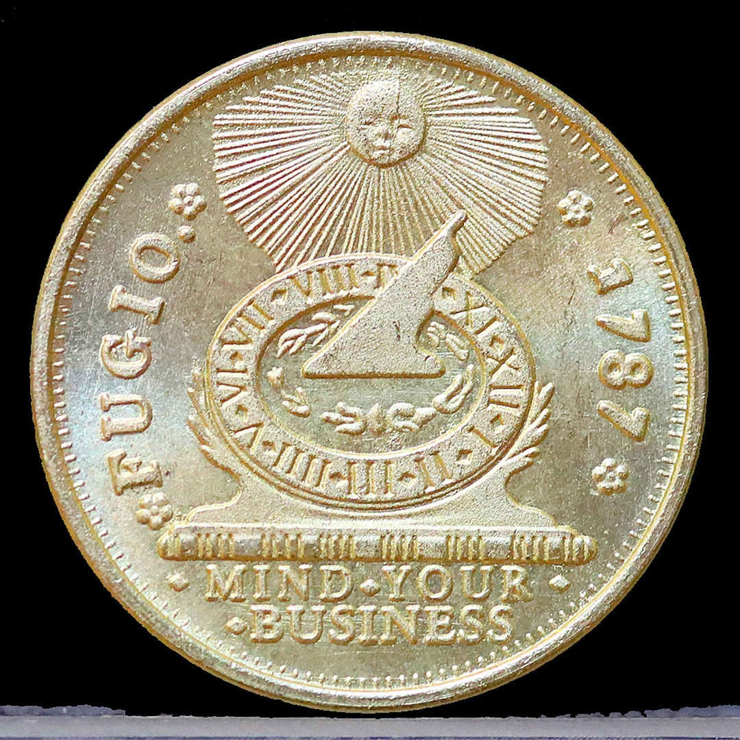 1787 Fugio Colonial Cent We Are One, United States Gold Plated Coin ...