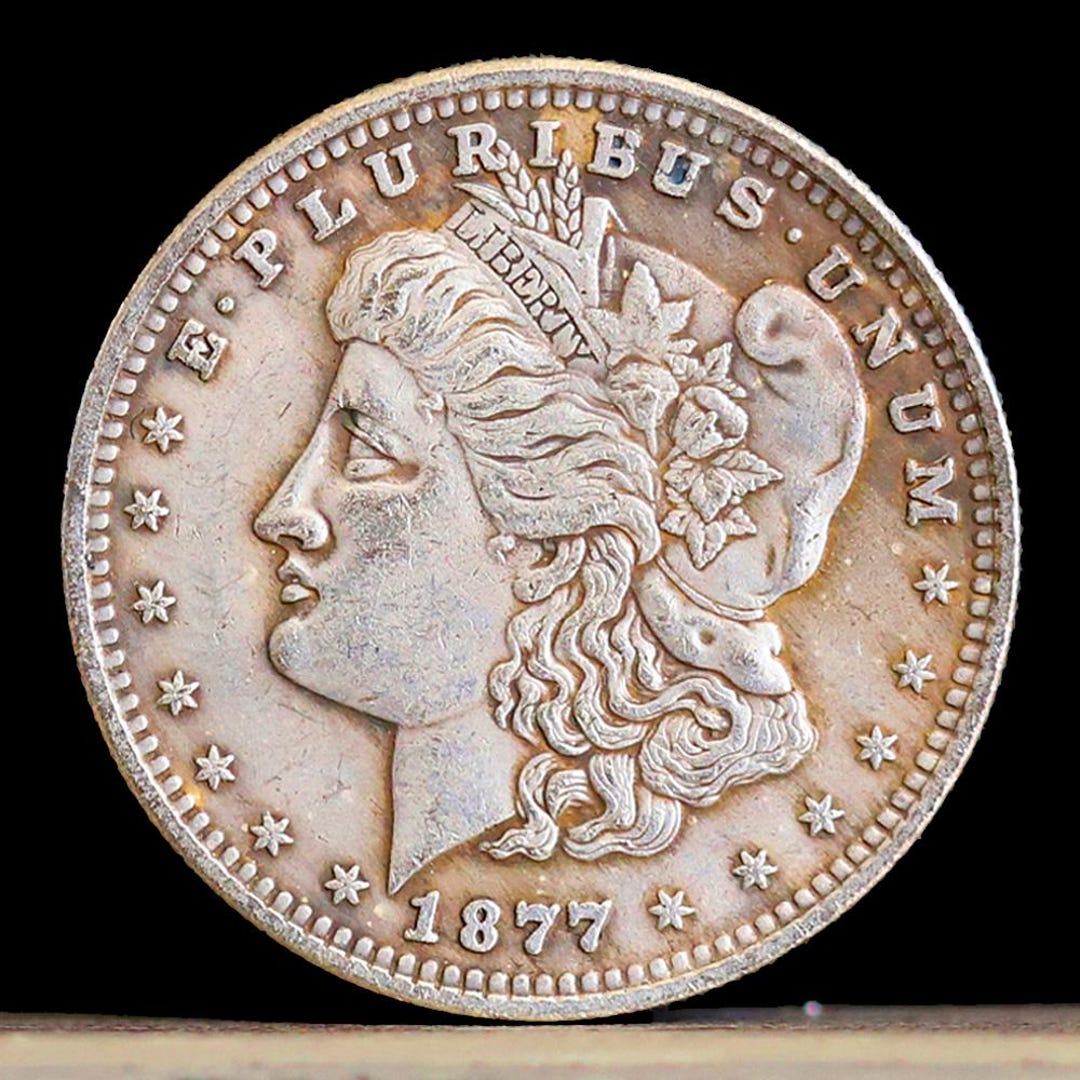 Pattern 1877 Morgan Half Dollar Judd-1504 Silver Plated Coin ...