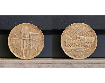 1938 Oregon Trail Commemorative Half Dollar Silver Plated Coin - Etsy