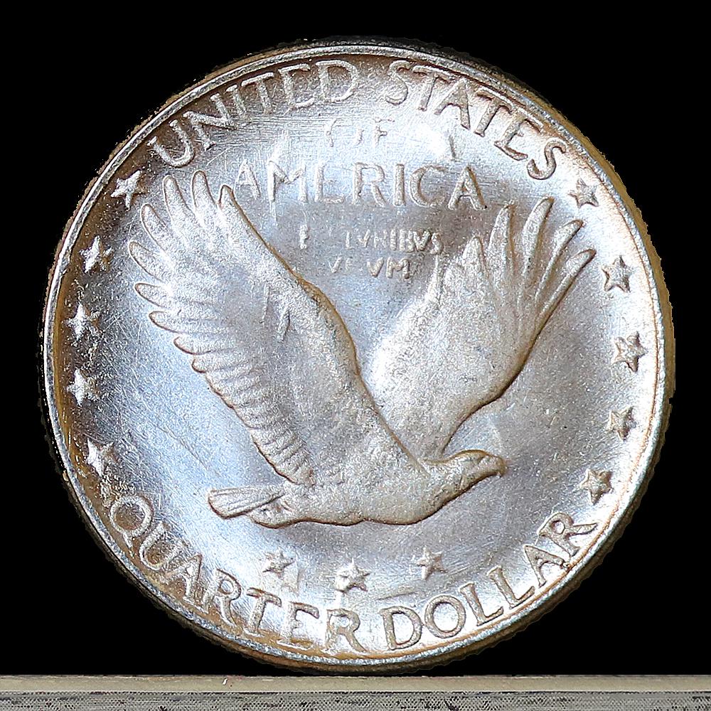 1923-S Standing Liberty Quarter Dollar Silver Plated Coin ...