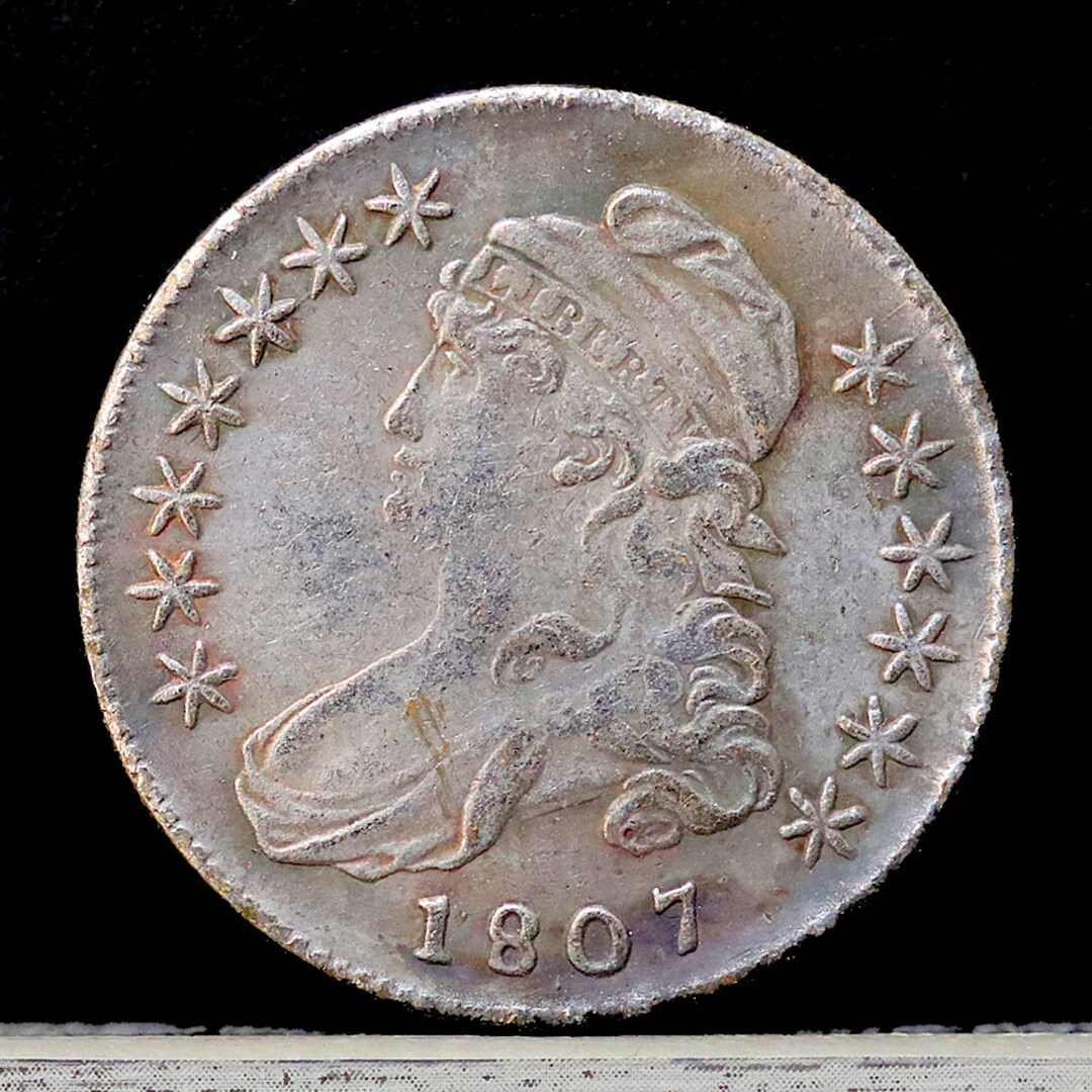 1807 Capped Bust Half Dollar Lettered Edge Silver Plated Coin ...