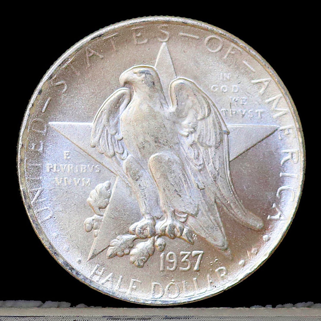1937 Texas Commemorative Half Dollar Silver Plated Coin - Uncirculated ...