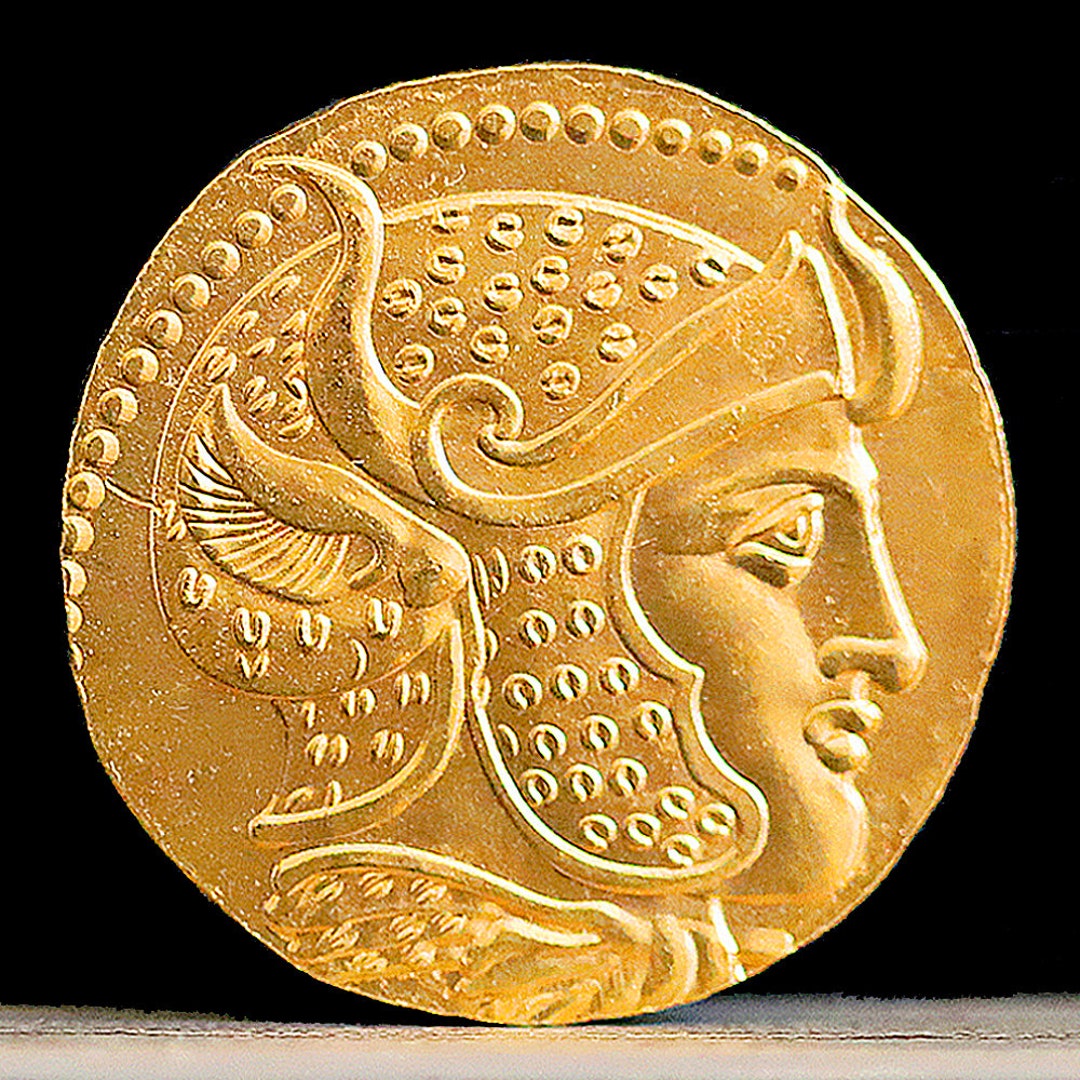 312-281 BC Ancient Greek Coin Seleucus I Nicator and Nike Gold Plated ...