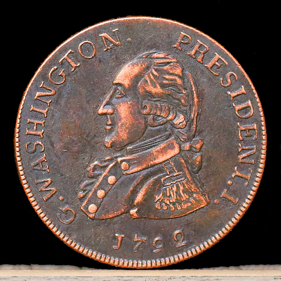 Pattern 1792 Washington Getz Small Eagle Large Cent Copper Coin ...