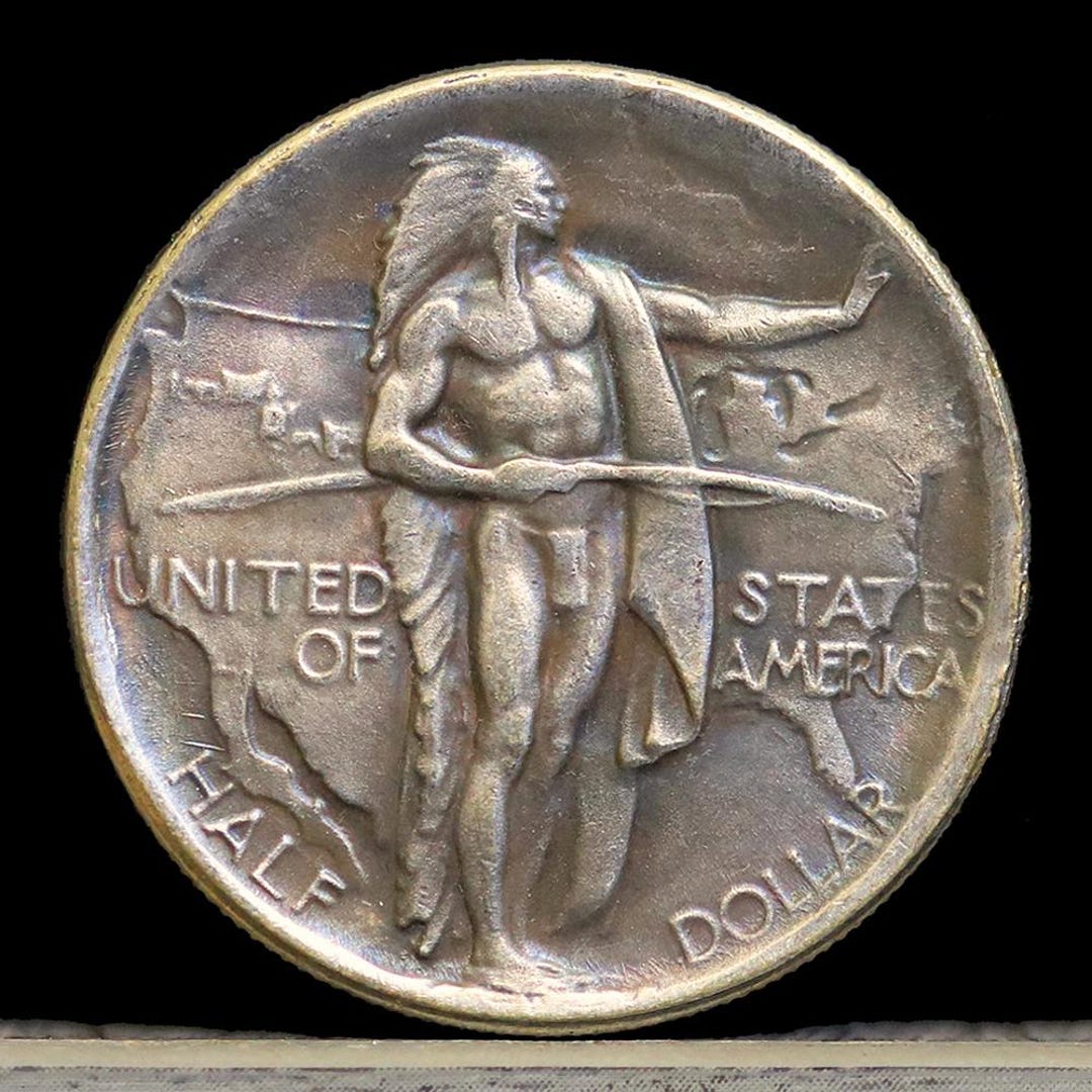 1939 Oregon Commemorative Half Dollar Silver Plated Coin - Circulated ...