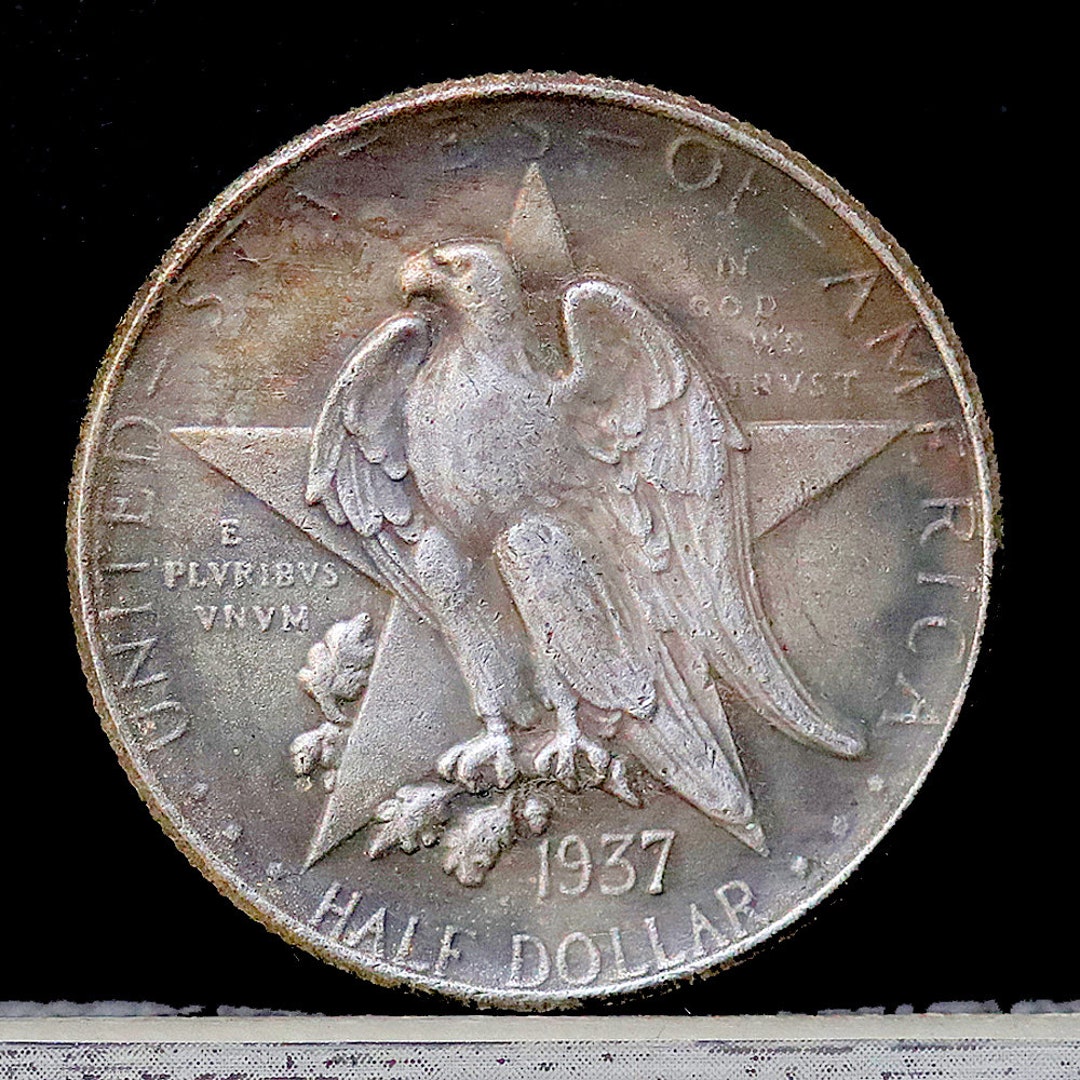 1937-D Texas Commemorative Half Dollar Coin Silver Plated - Etsy