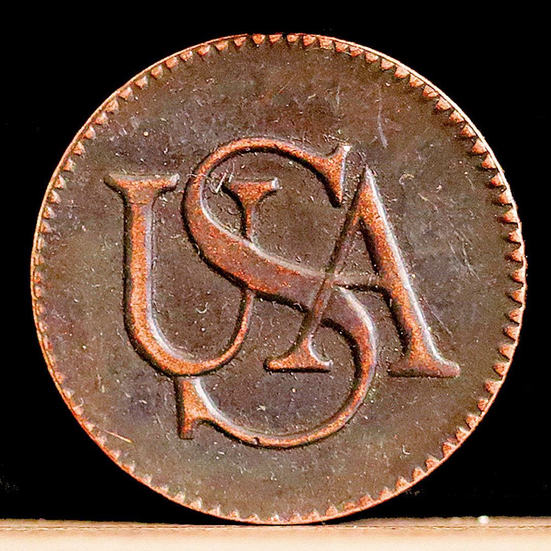 1785 Bar Copper Cent Token Early American / Colonial Coin - Circulated ...