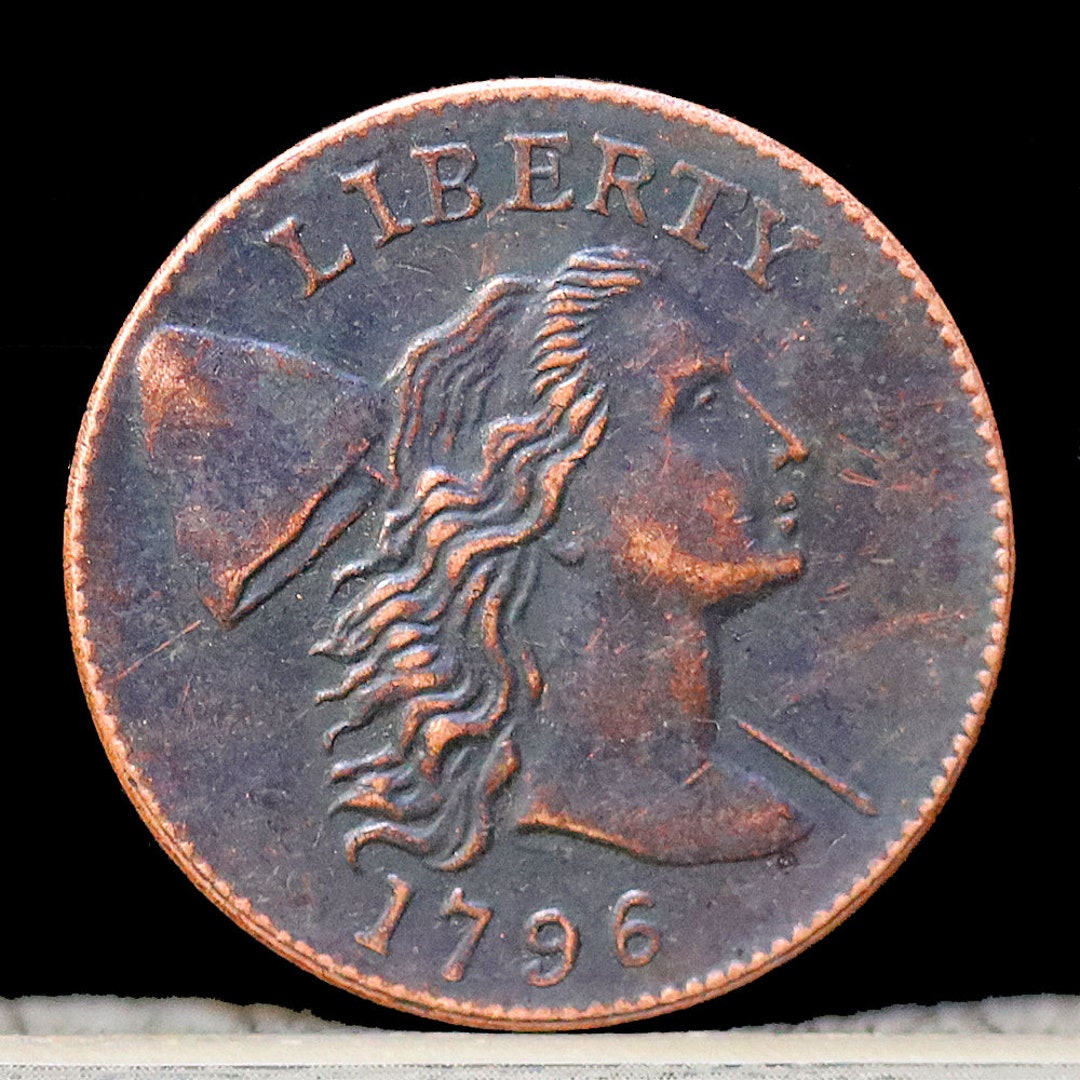 1796 Liberty Cap Large Cent Copper Coin - Circulated - Etsy