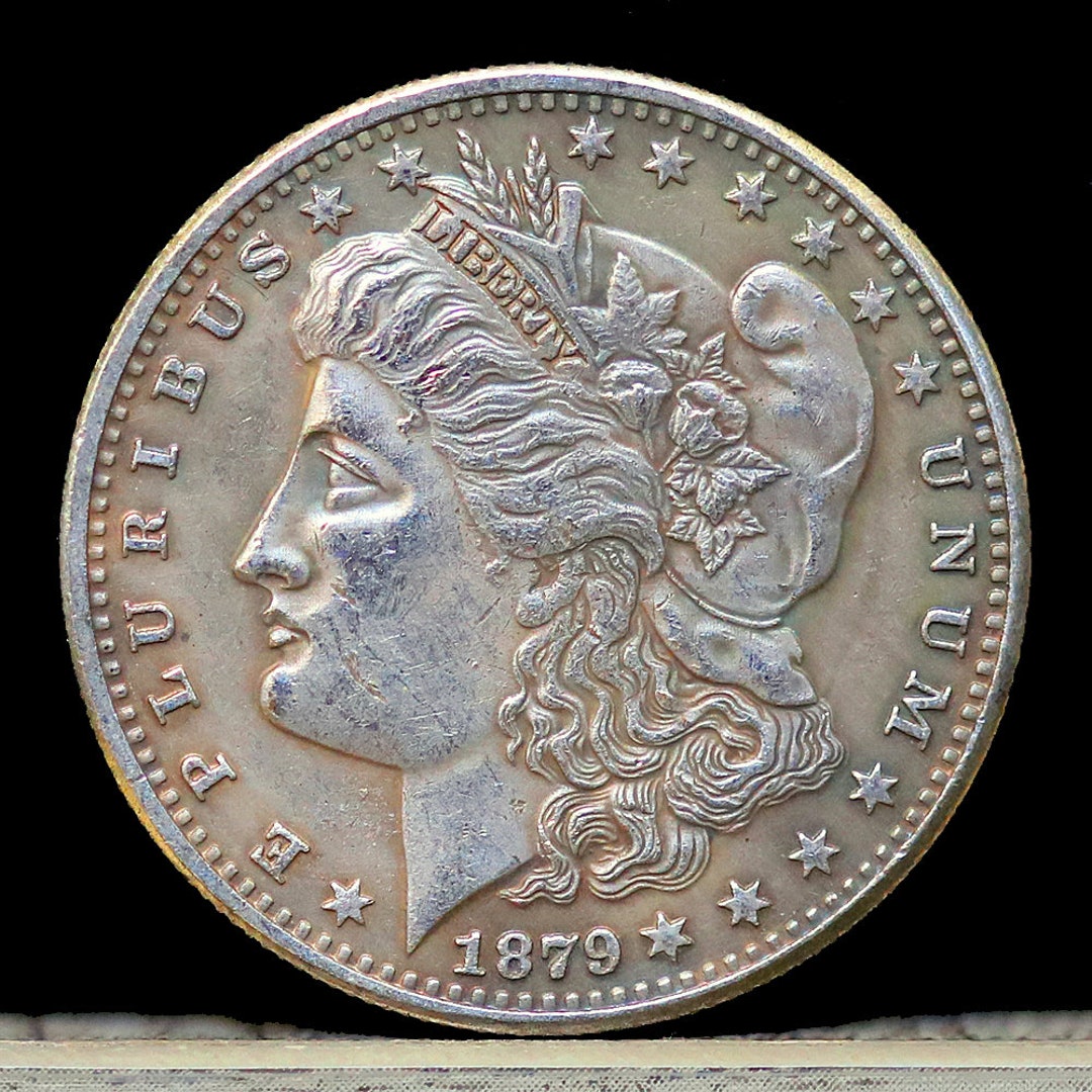 Pattern 1879 Morgan Half Dollar Judd-1600 Silver Plated Coin Circulated ...