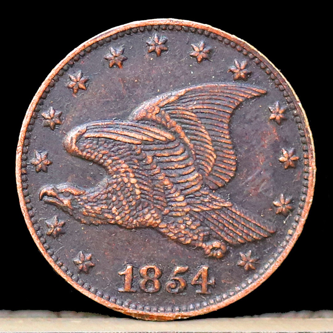 1854 Flying Eagle Cent Copper Coin Circulated - Etsy