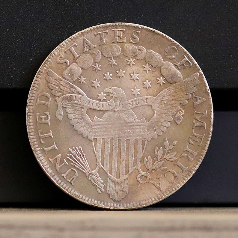 1804 Draped Bust Dollar Heraldic Eagle Silver Plated Coin - Etsy