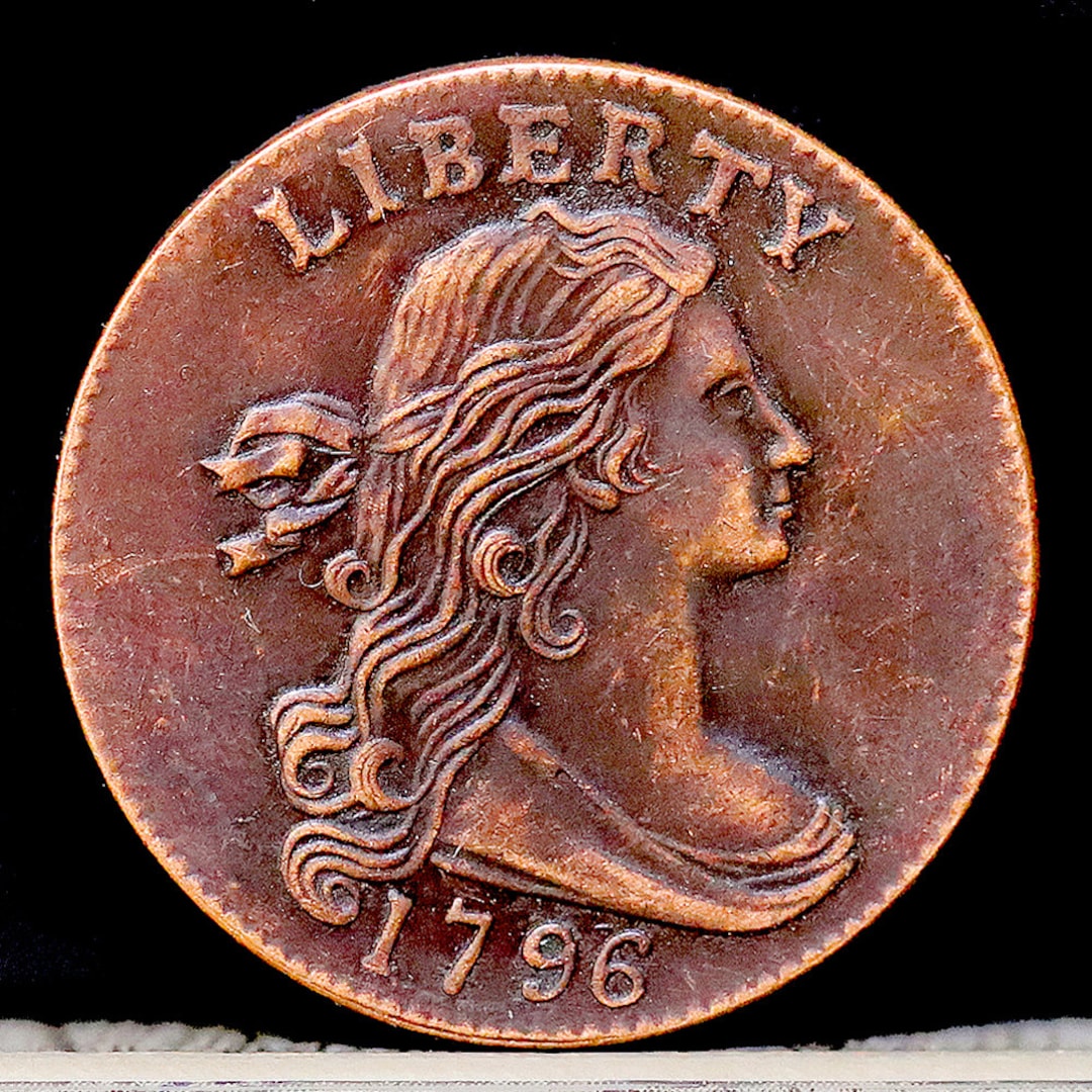 1796 Draped Bust Large Cent Copper Coin - Circulated - Etsy