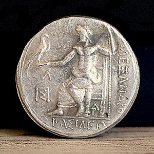 336-323 BC Ancient Greek Coin Alexander the Great - Silver Plated ...