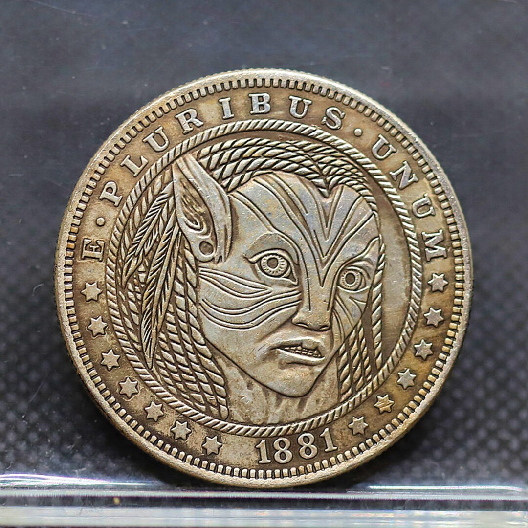 Hobo 1881 P Morgan Dollar Avatar Neytiri Carved Nickel Coin - Etsy