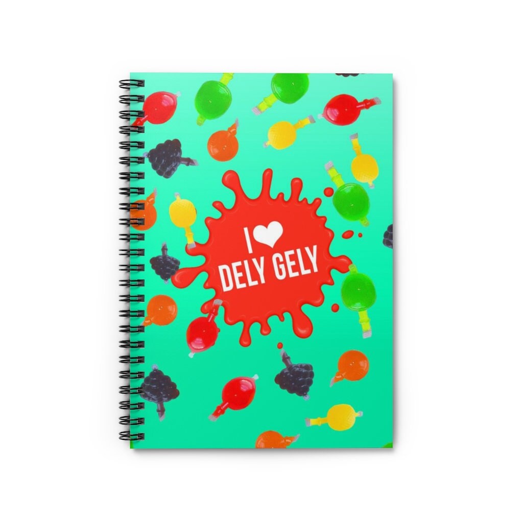 Tik Tok Jelly Fruit Dely Gely Spiral Notebook - Etsy