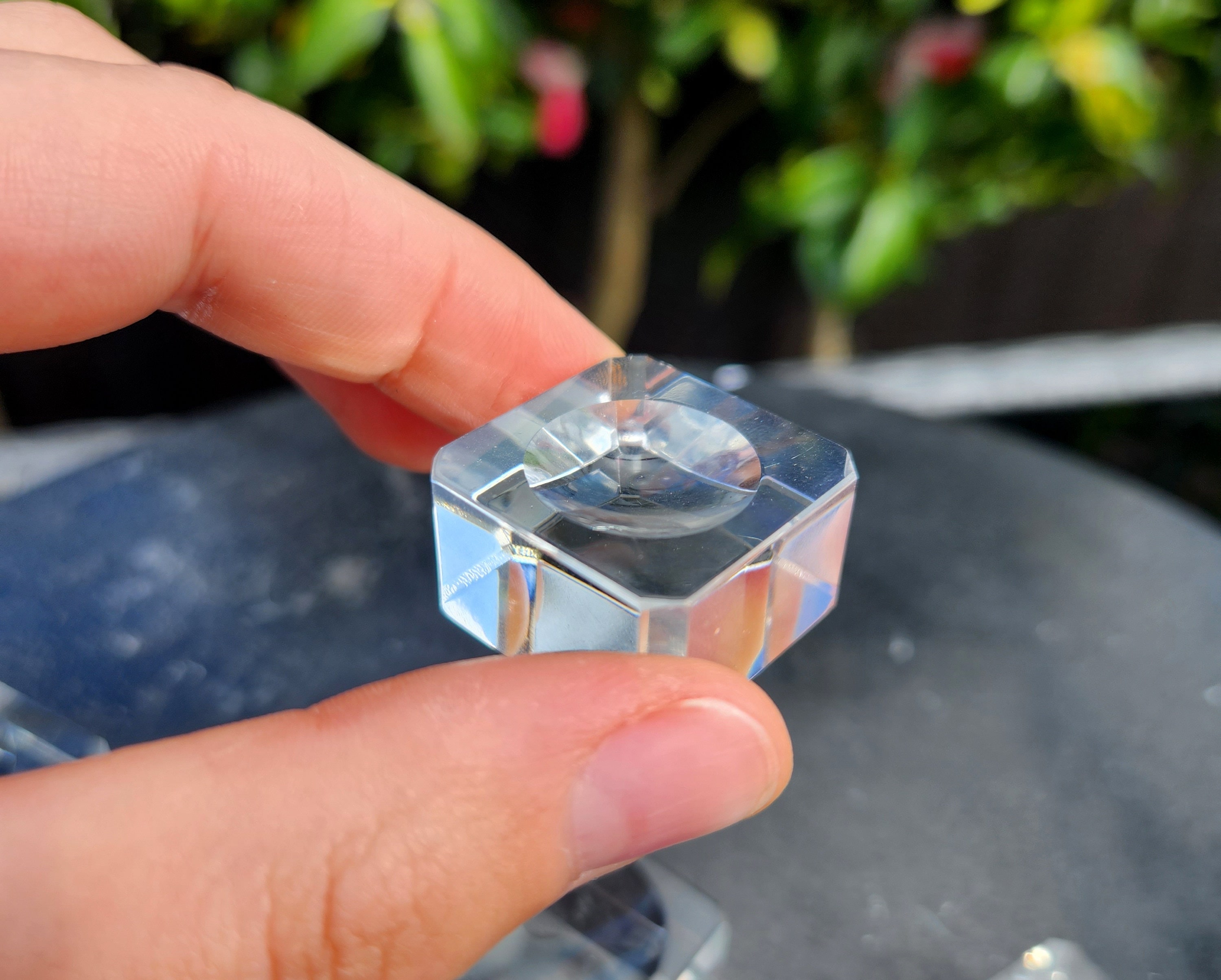 Crystal Sphere Stand Glass Display Stand Small Sphere Stand - Etsy UK