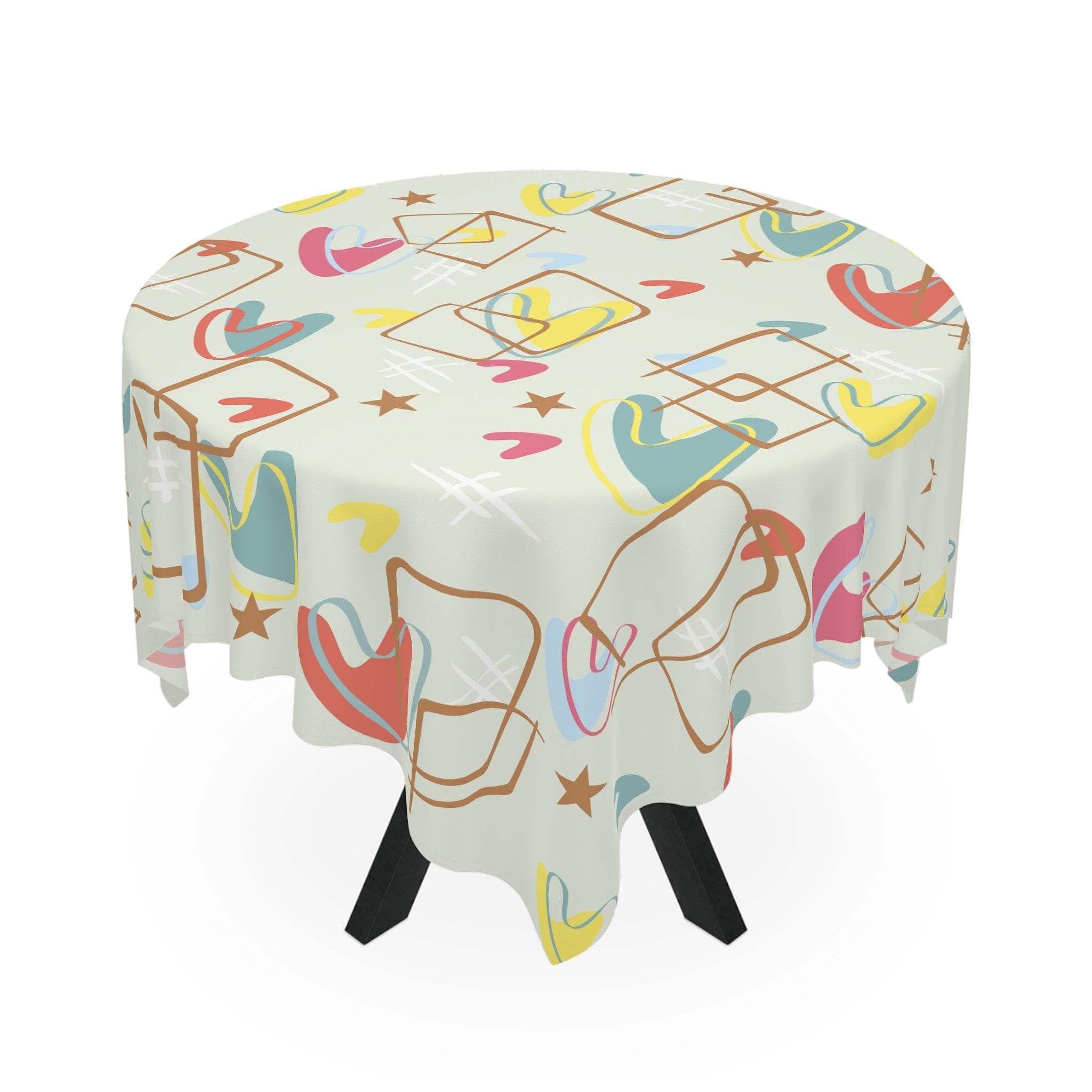 Mid-century Modern Tablecloth - Etsy