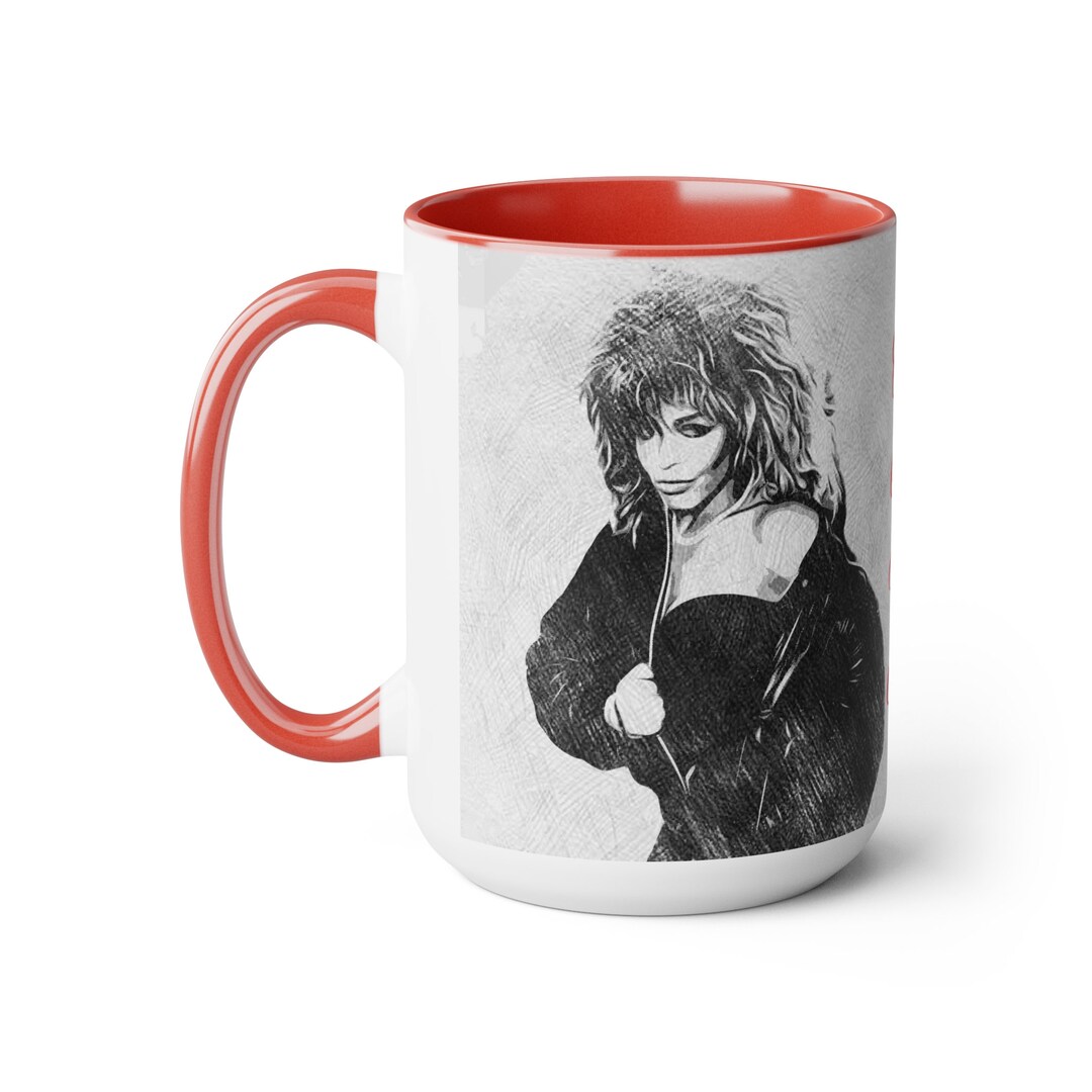 Tina Turner Mug. Iconic Women Mug. Two Tone 15 Oz Mug. - Etsy