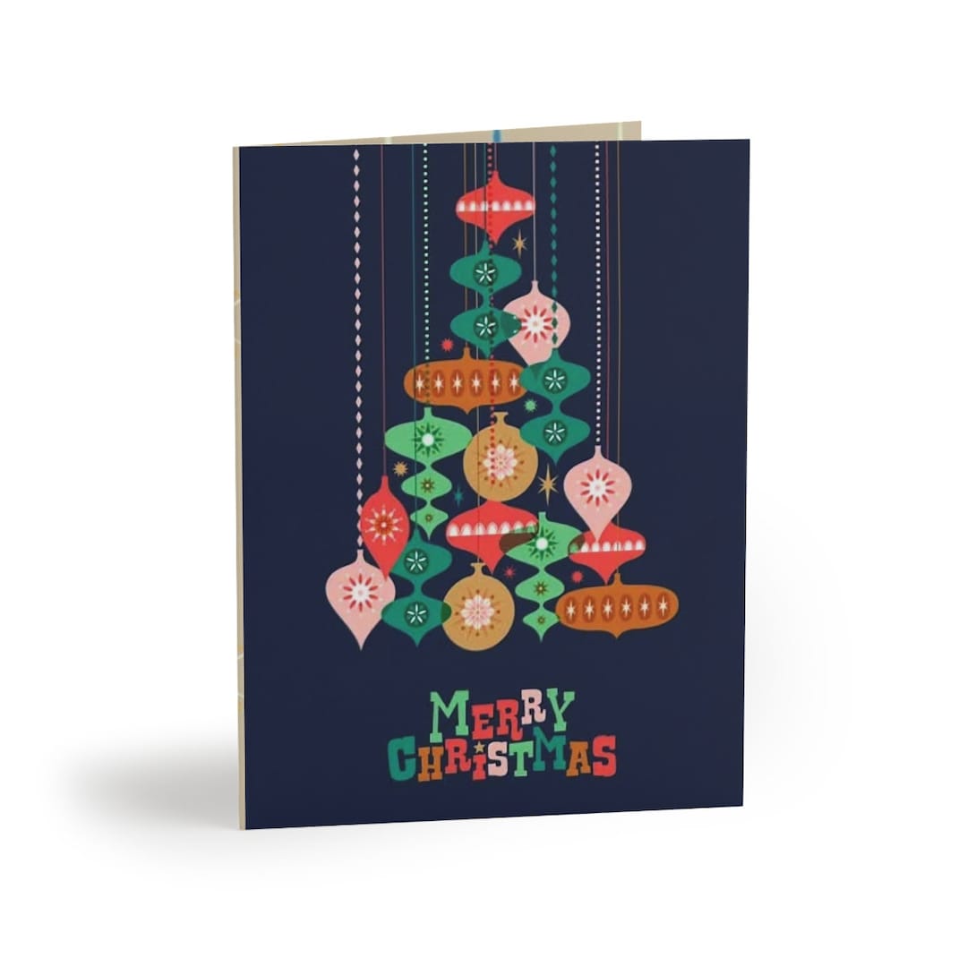 Mid-century Modern Greeting Cards Retro Holiday Cards, 50's ...