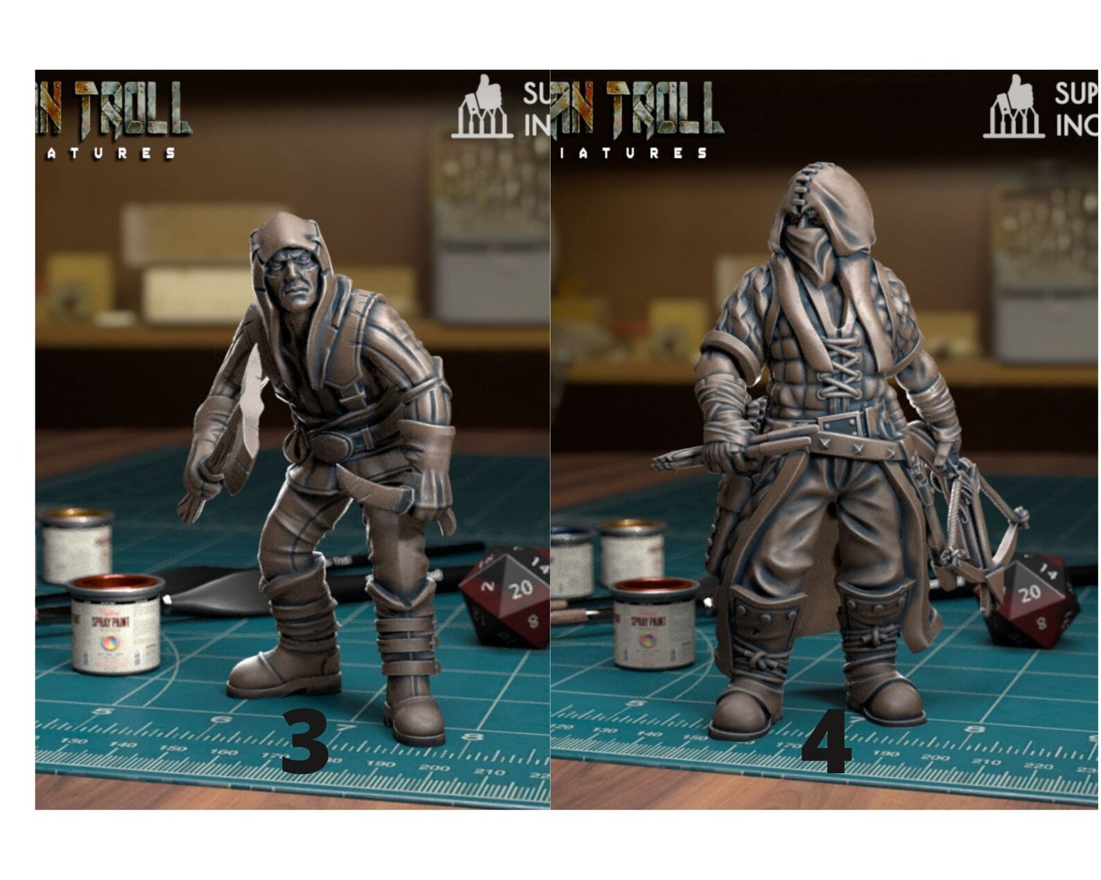 Brigand Bundle D&D Pathfinder TTRPG by Tytantroll Miniatures - Etsy