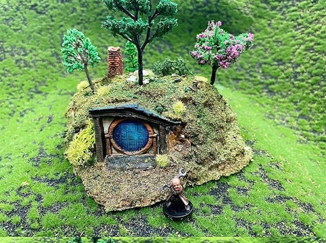 Hobbit Hole Miniature Furniture | Halfling House | Fantasy Terrain - Etsy