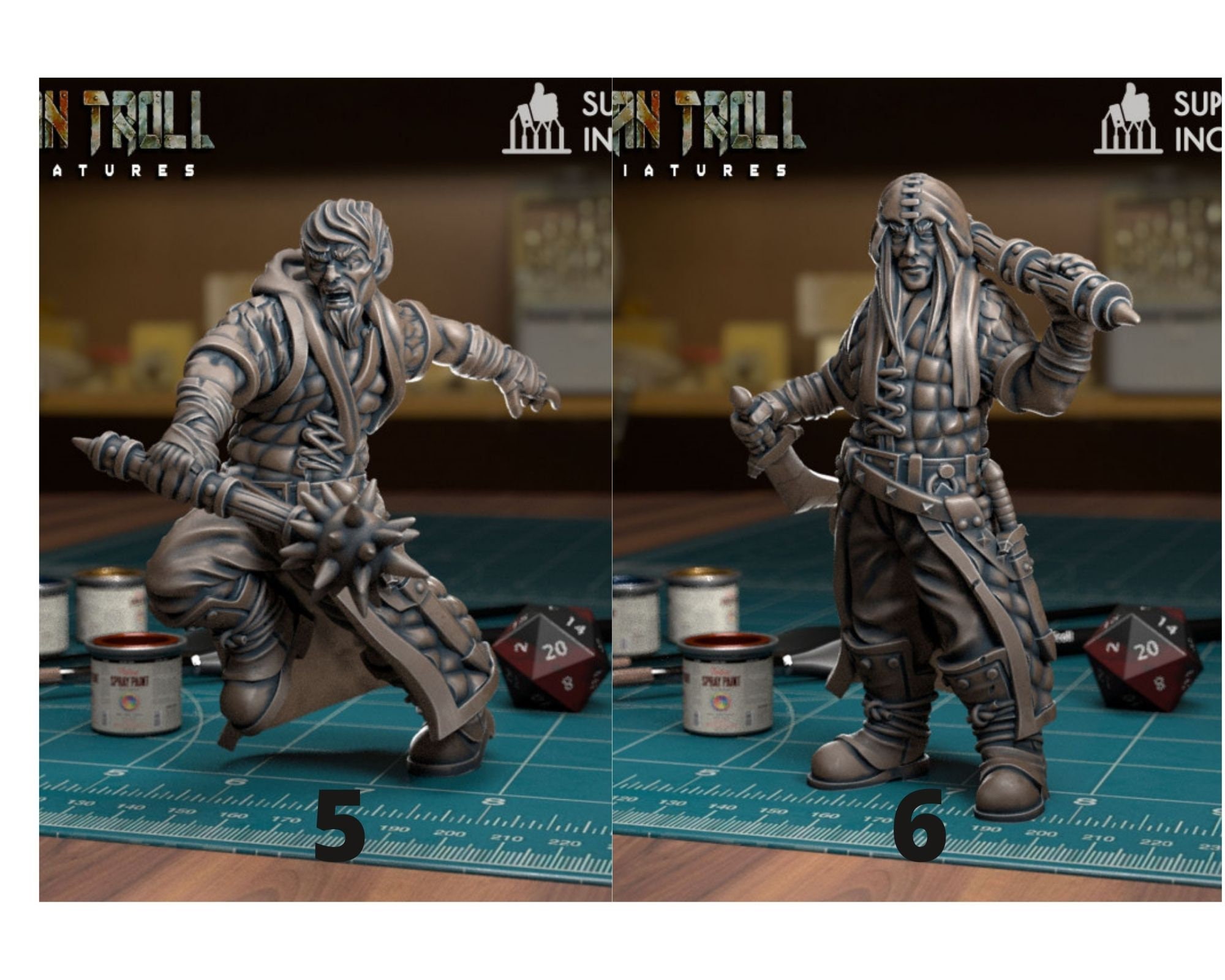 Brigand Bundle D&D Pathfinder TTRPG by Tytantroll Miniatures - Etsy