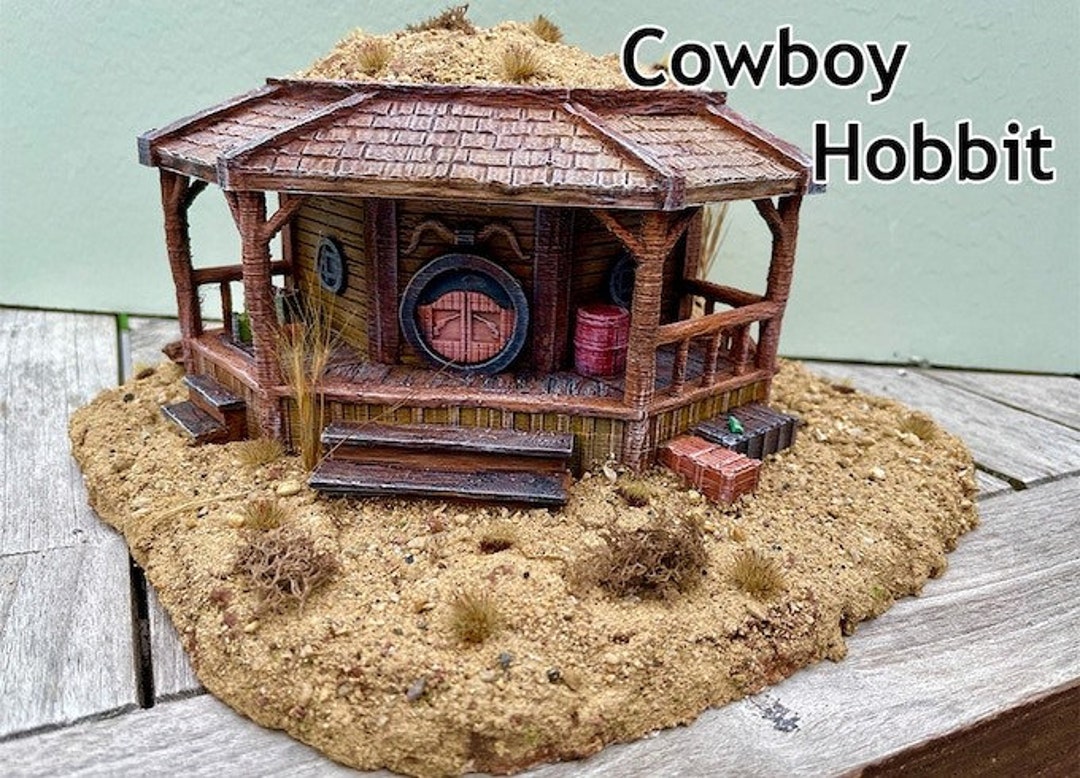 Cowboy Hobbit Hole Halfling House Fantasy Terrain - Etsy