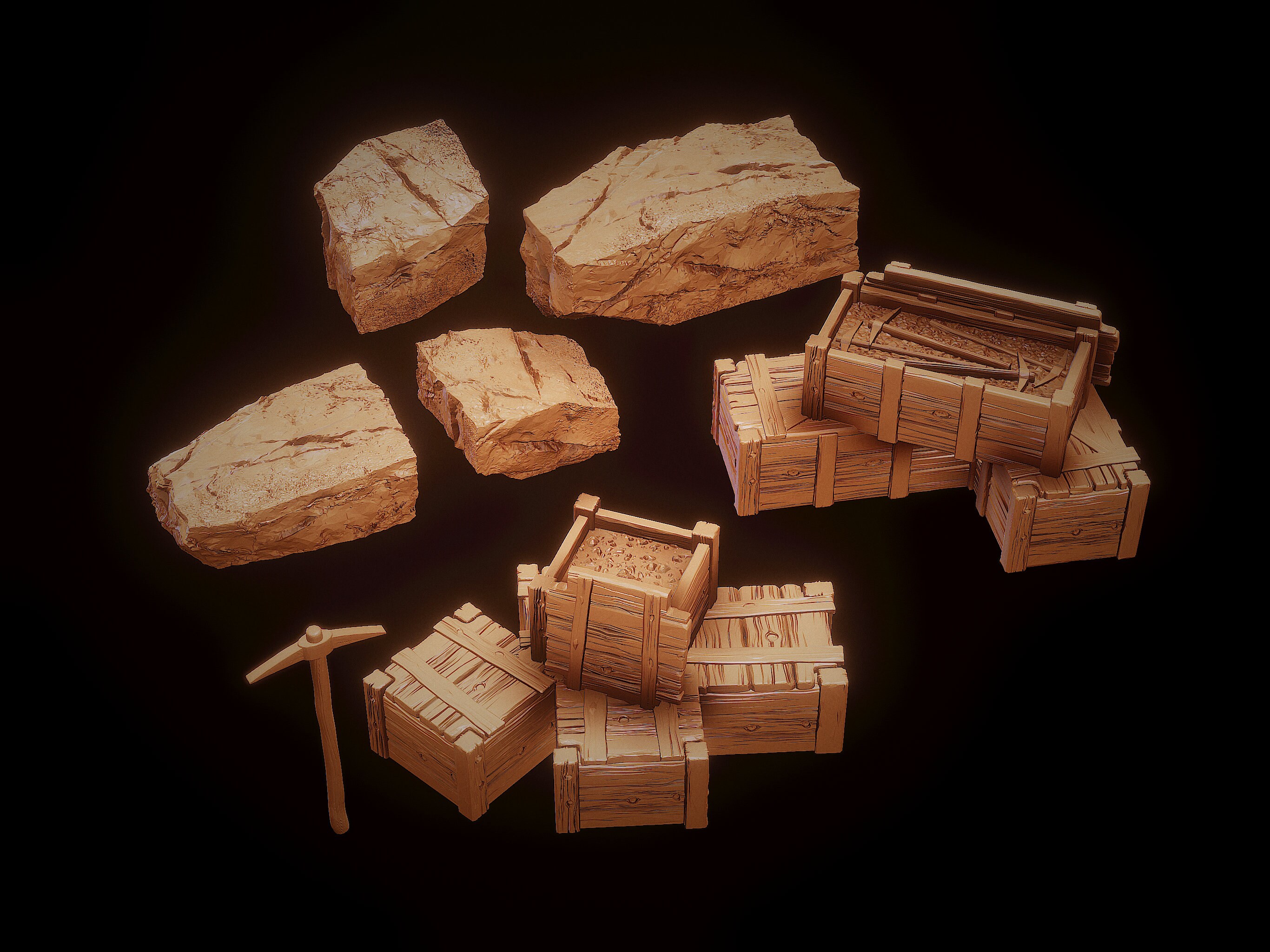Miner Hobbit Hole | Halfling House | Fantasy Terrain | Miniature ...