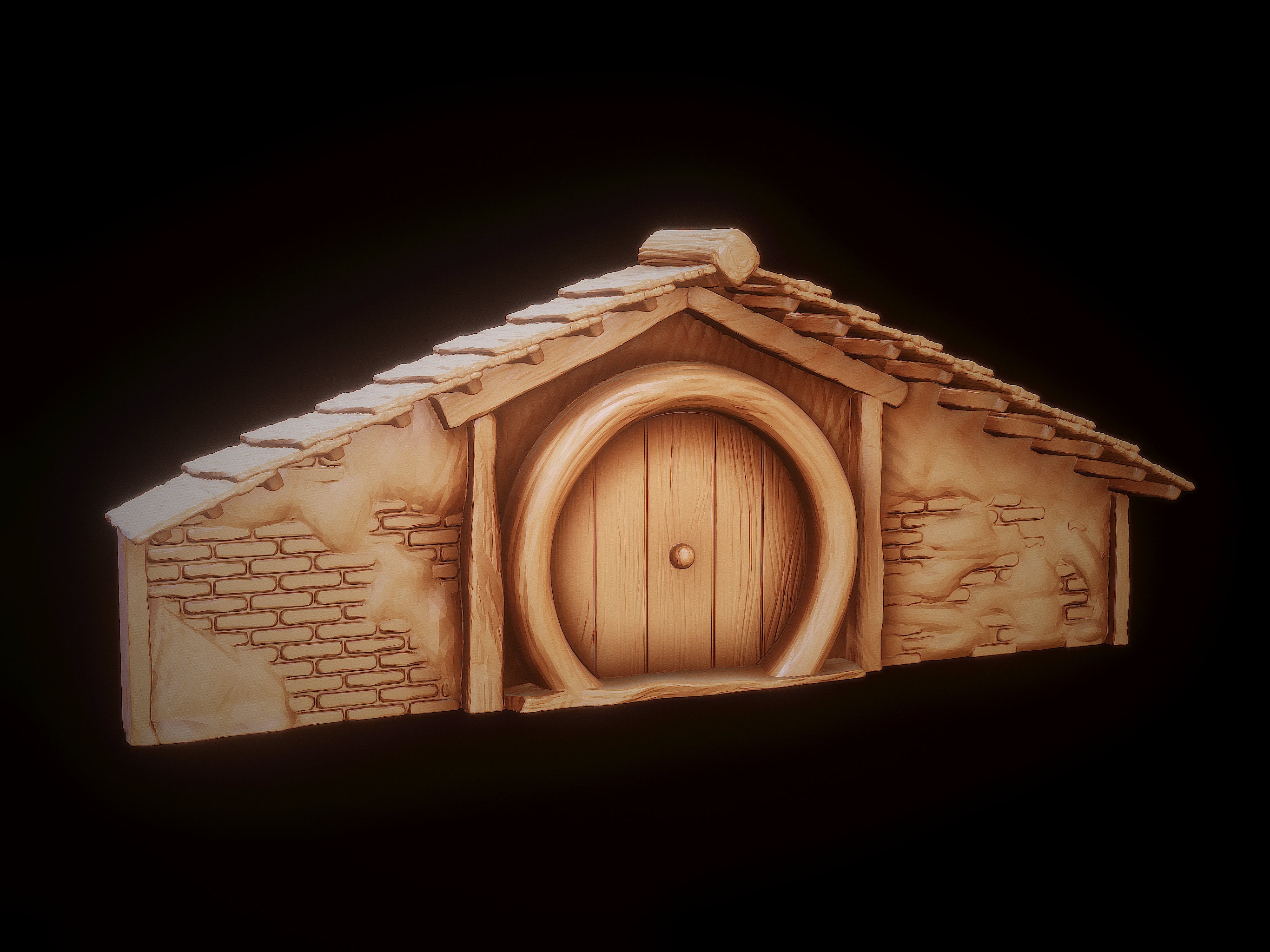 Hobbit Houses | Halfling Holes | Fantasy Terrain | Miniature Furniture ...