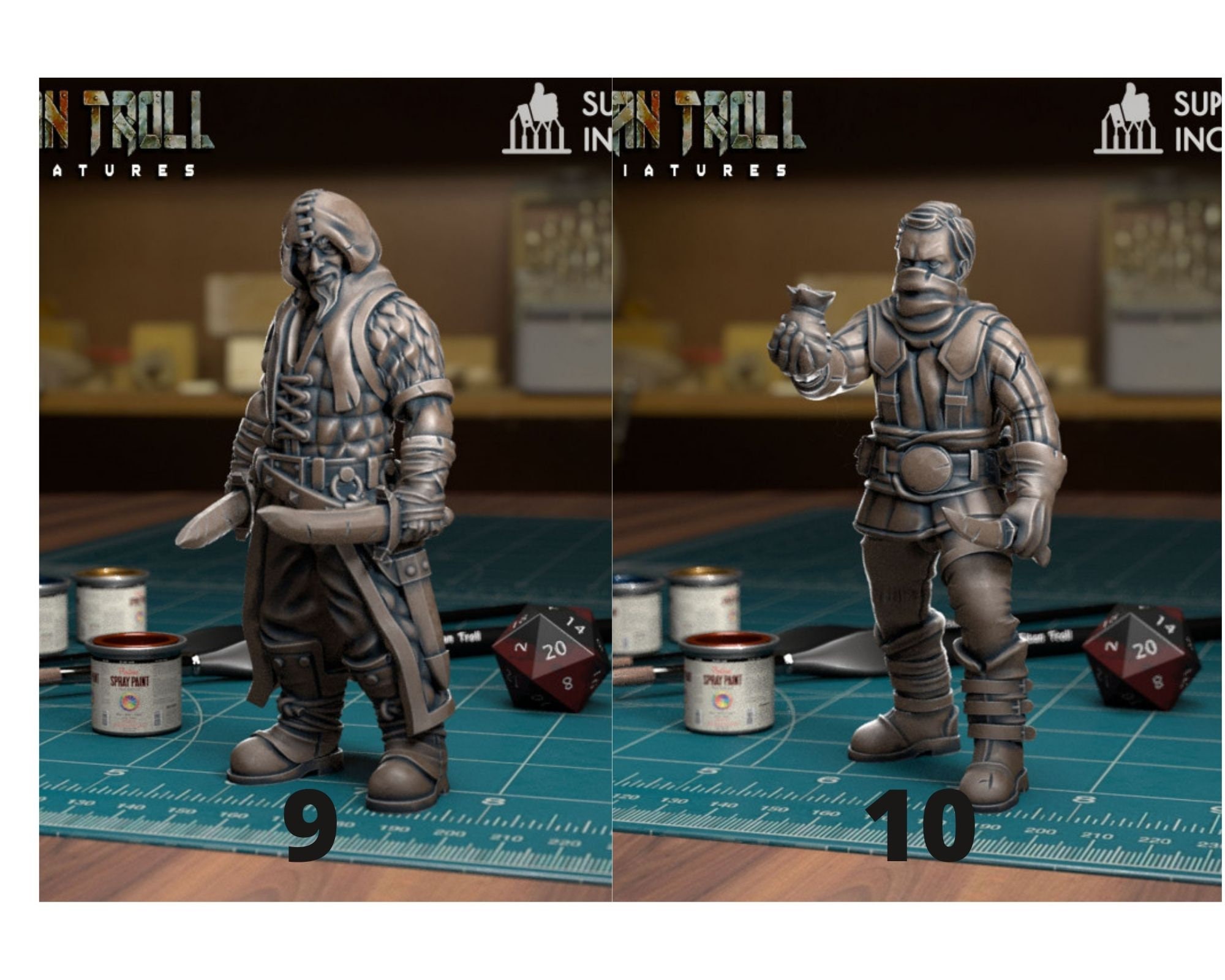 Brigand Bundle D&D Pathfinder TTRPG by Tytantroll Miniatures - Etsy