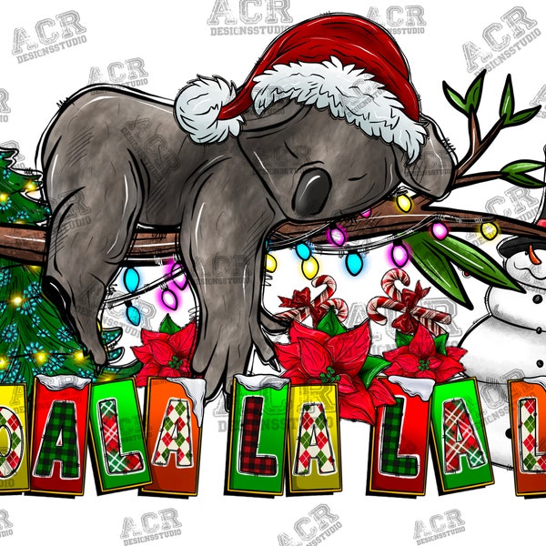 Christmas Koala - Etsy