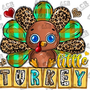 Little Turkey Png Thanksgiving Western Cute Turkey Png - Etsy