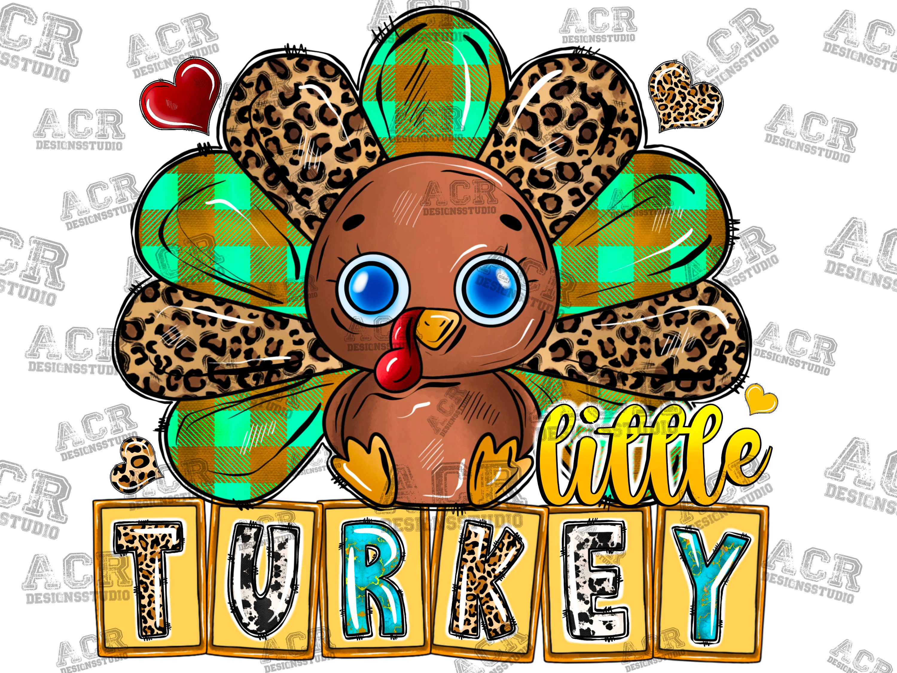 Little Turkey Png Thanksgiving Western Cute Turkey Png - Etsy