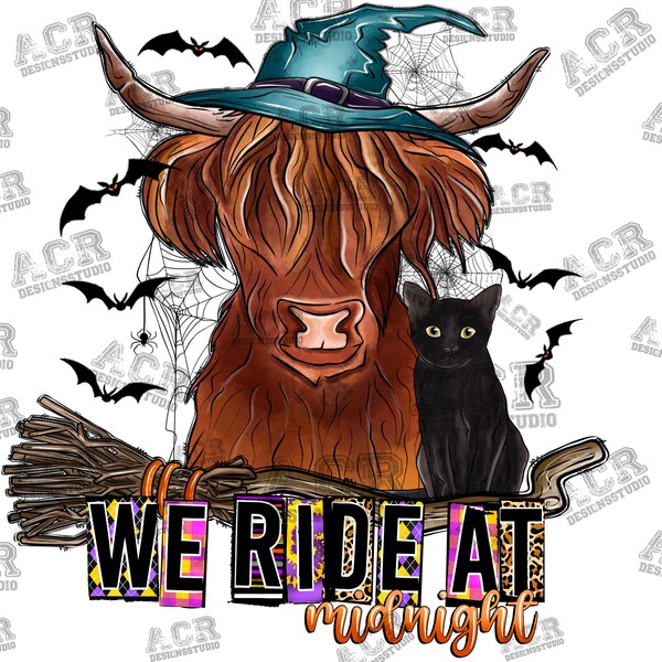 Christmas Highland Cow Clipart - Etsy