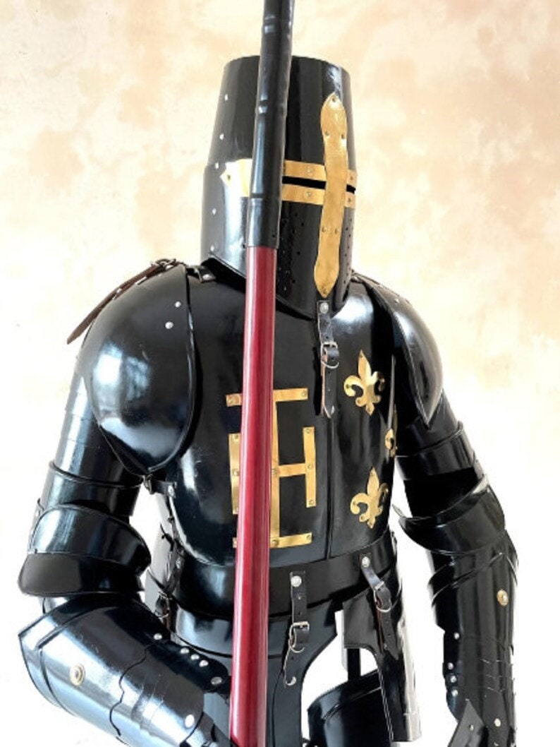 Medieval Templar Full Suit of Armor Knights Roman Armor Suit Solid ...