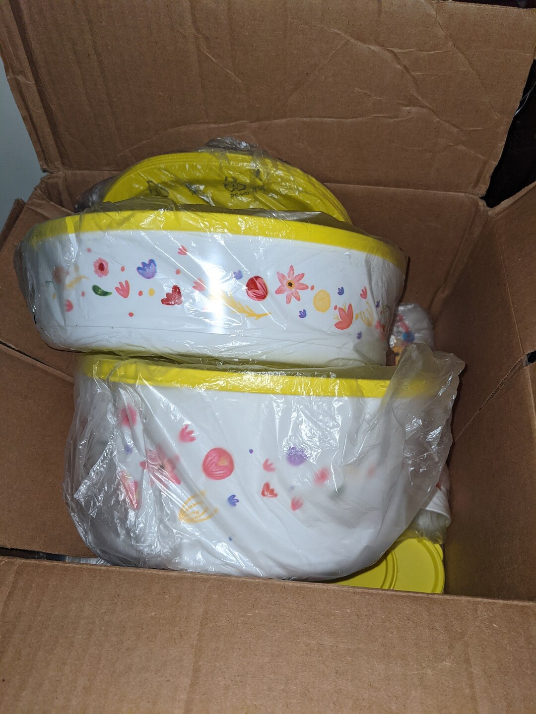 Fanciful Floral Tupperware Set - Etsy