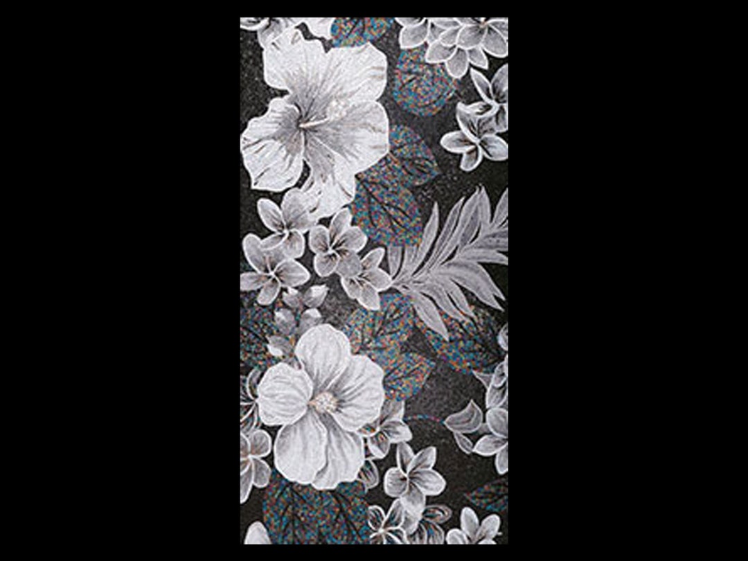 Elegant Tonal Floral Mosaic Artwork - Etsy