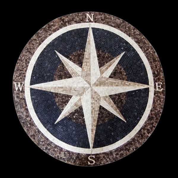 Decisive Compass Mosaic Design - Etsy