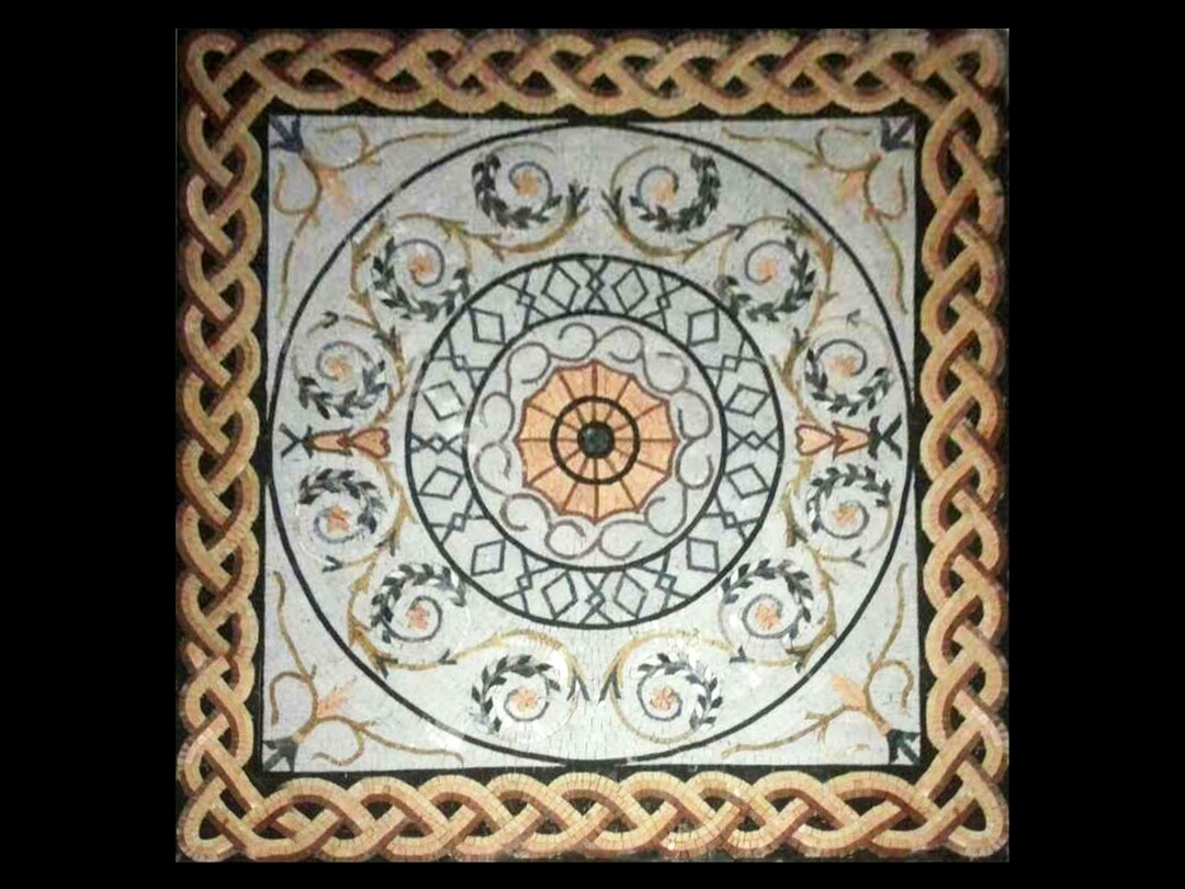 Roman Style Mosaic Wall Art | Handcrafted Marble Tile Artwork ...