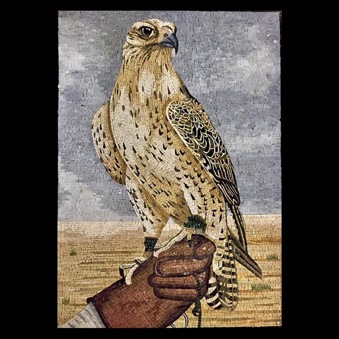 Magnificent Hawk Mosaic Mural Artwork - Etsy