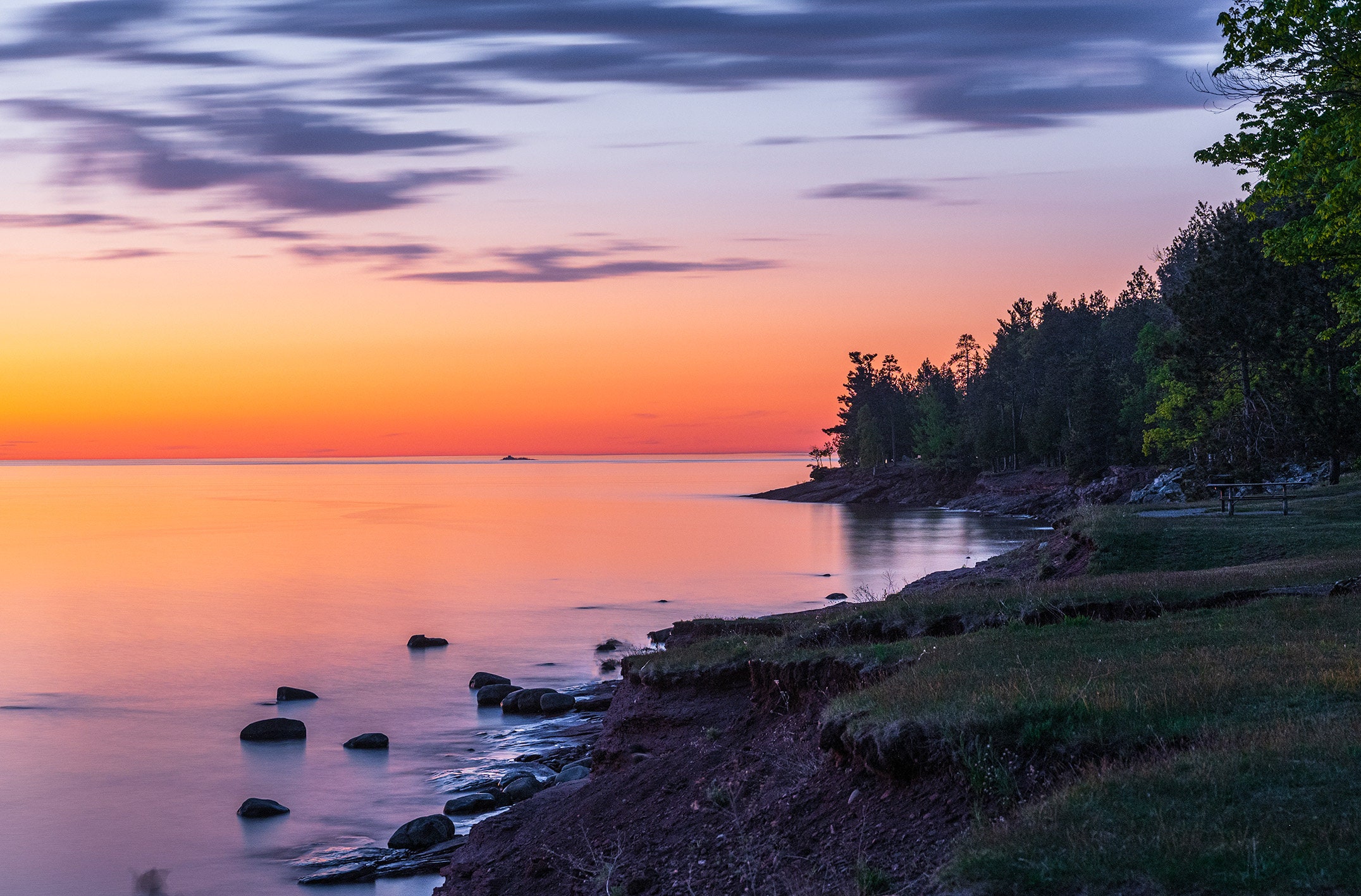 Presque Isle Sunset, Michigan - Etsy