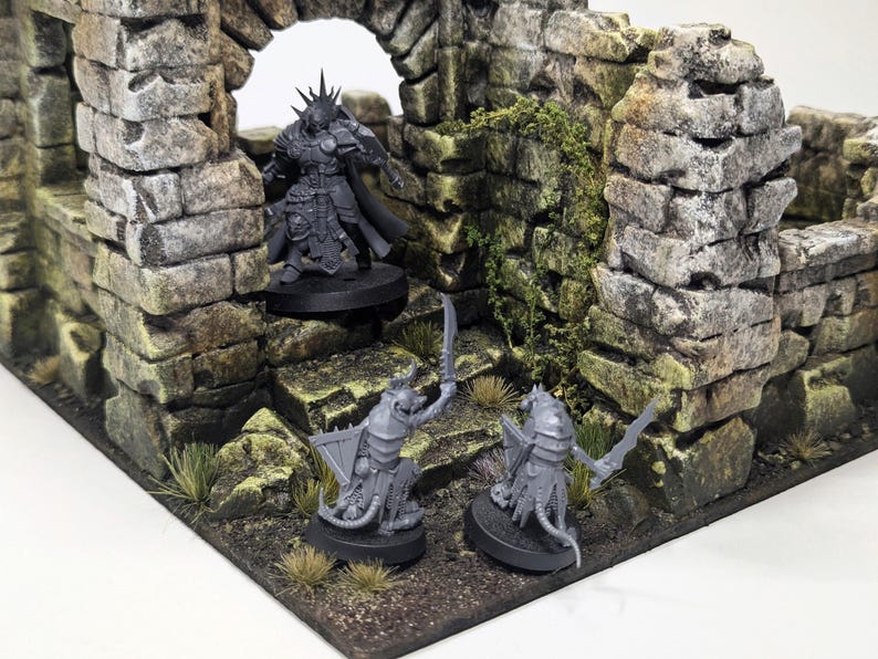 Handmade Stone Ruin Terrain | XPS Foam Ruined Building Scenery for Dnd ...
