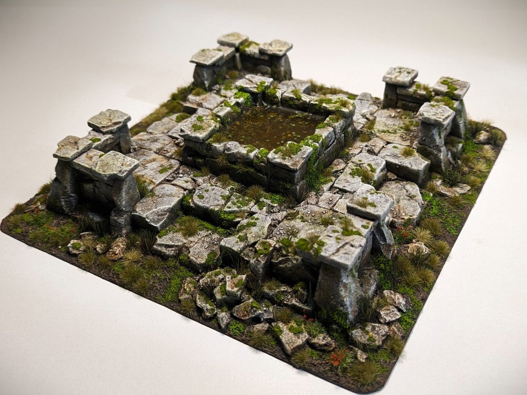 Ruins Terrain Handcrafted Wargaming Terrain Tabletop - Etsy