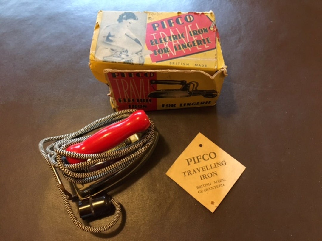 Vintage 1930s Pifco Travel Iron With Box and Guarantee. - Etsy