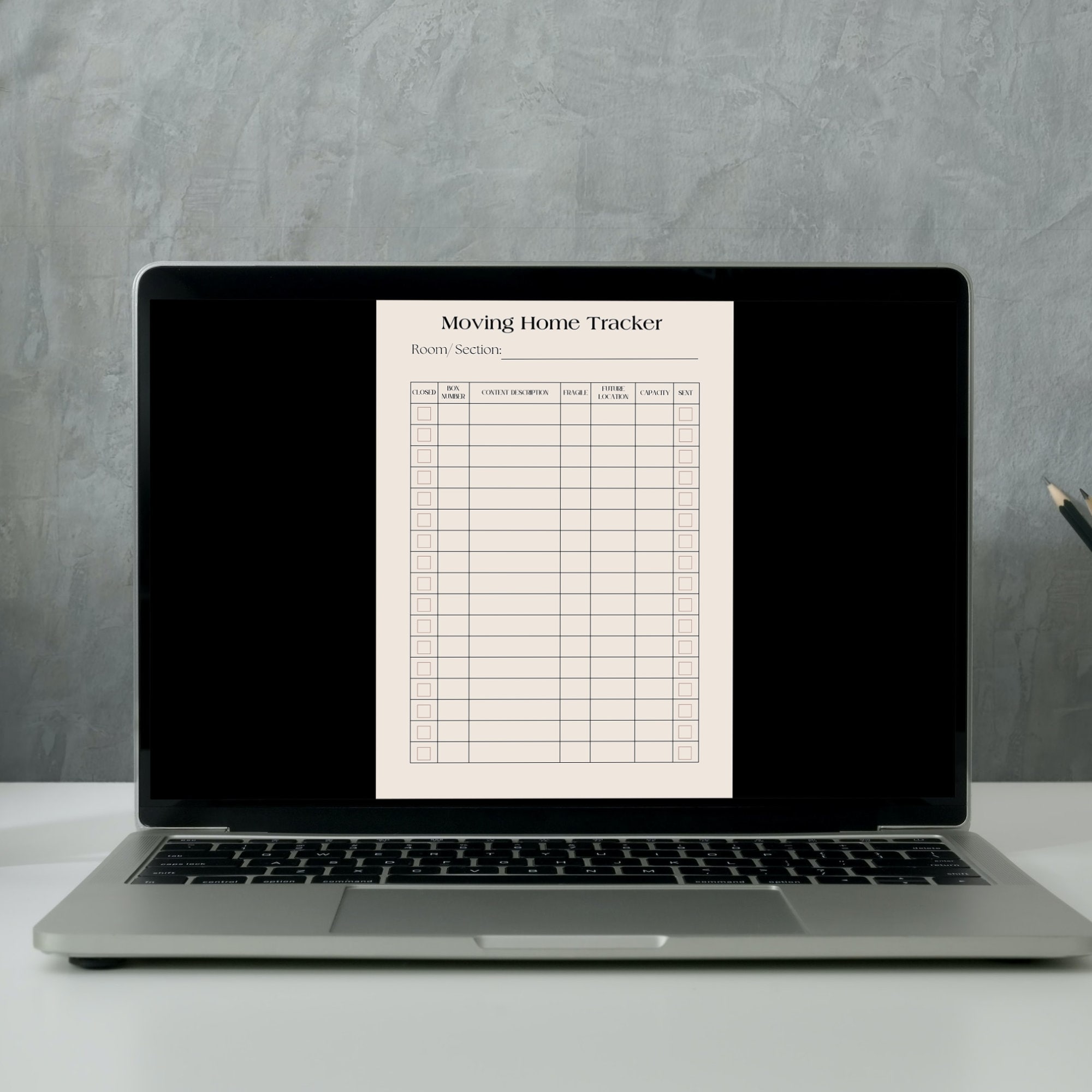 Moving Box Label Digital Moving Planner Digital Planner Moving Home ...
