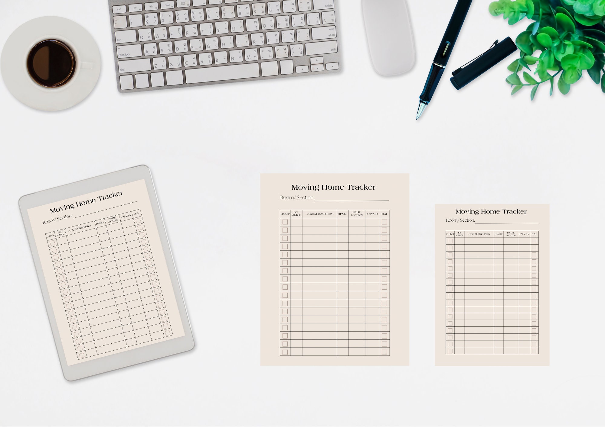 Moving Box Label Digital Moving Planner Digital Planner Moving Home ...
