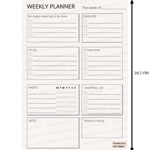 Digital Weekly Planner, Aesthetic Digital Planner, Personal Planner ...